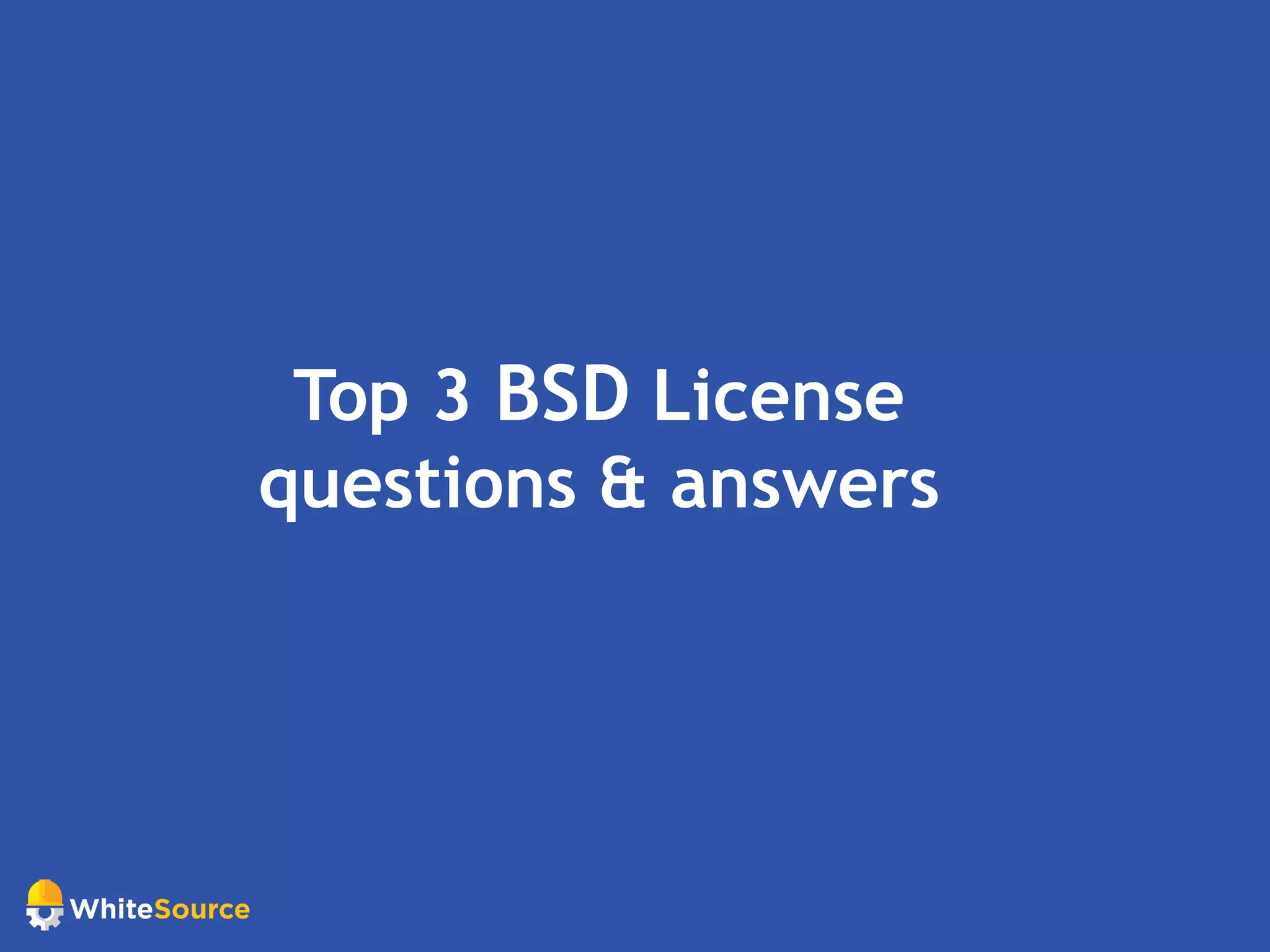 Top Open Source Licenses Explained | PDF