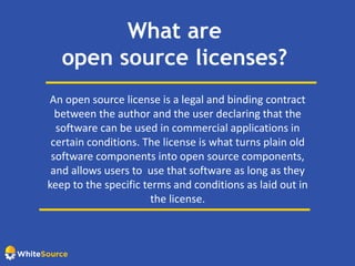 Top Open Source Licenses Explained | PDF