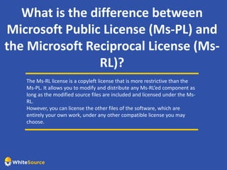 Top Open Source Licenses Explained | PDF