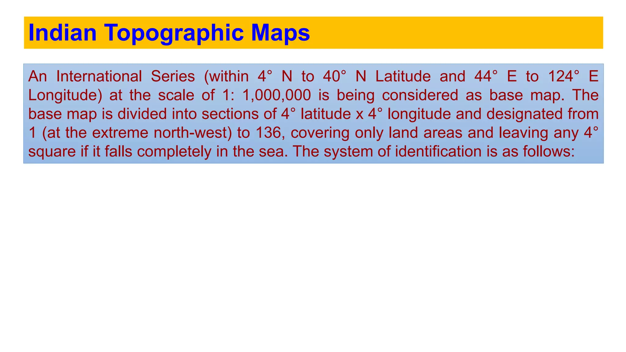 Toposheet indexing . | PPTX