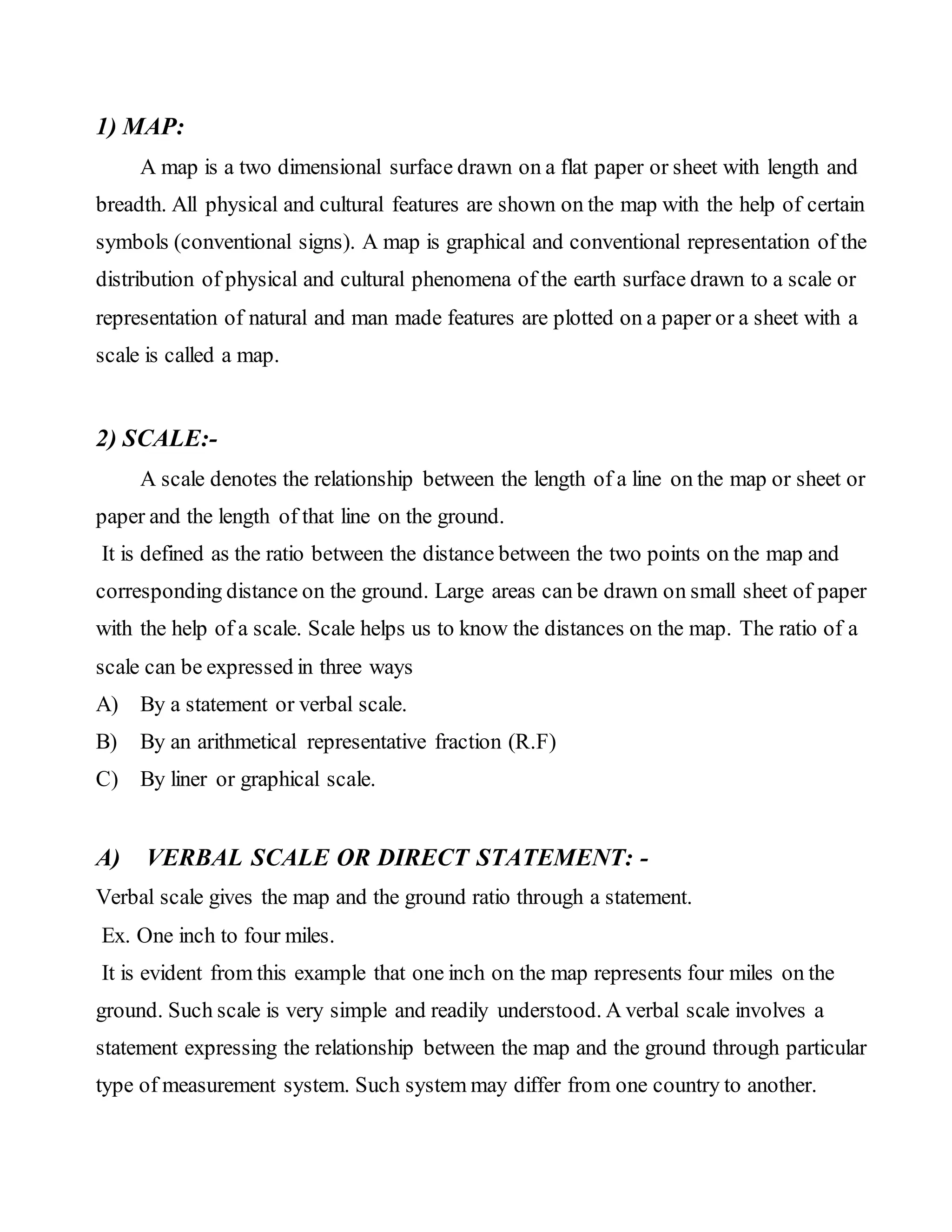 Toposheet interpretation | DOC