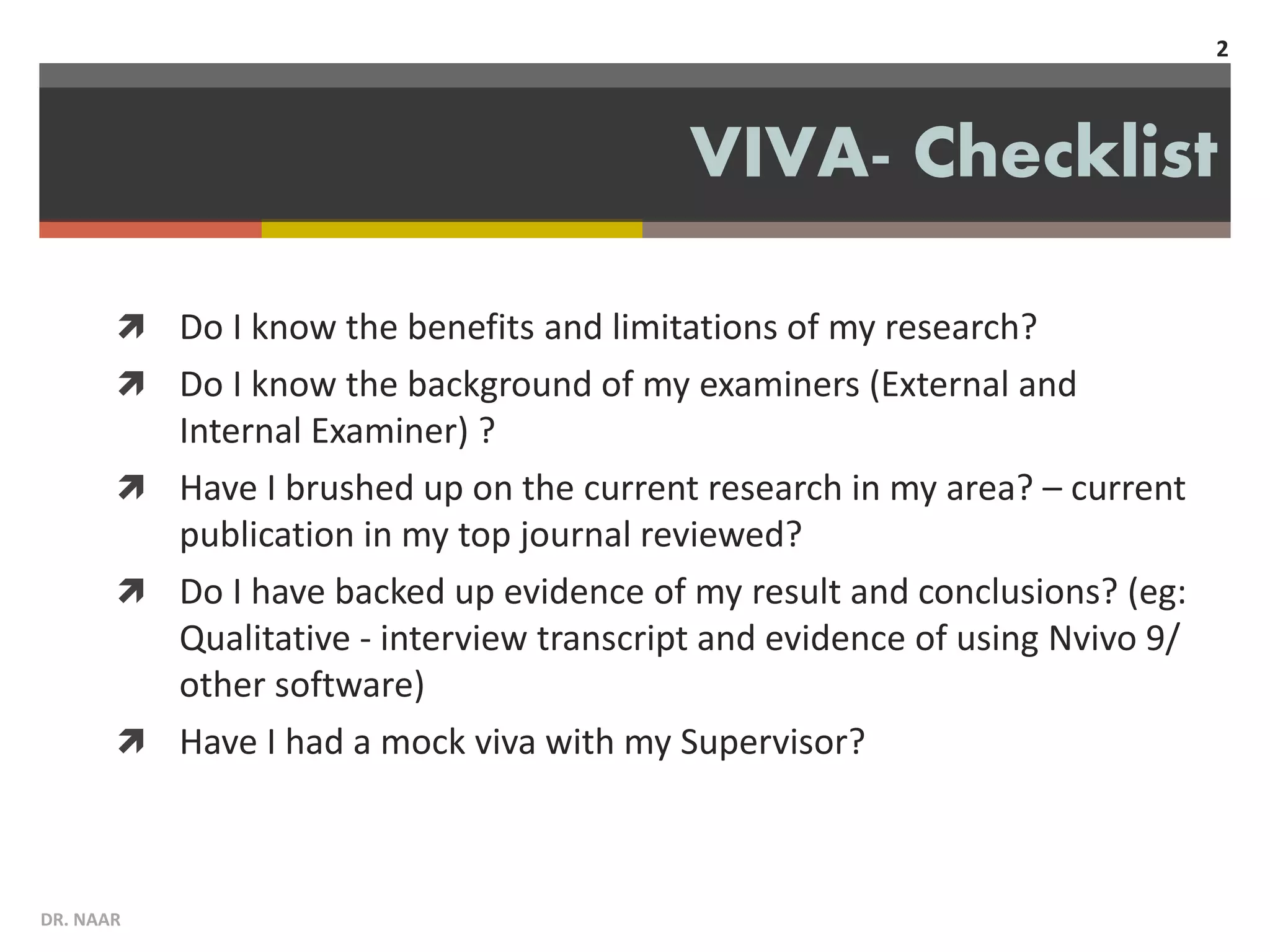 Common PhD viva Question | PPTX