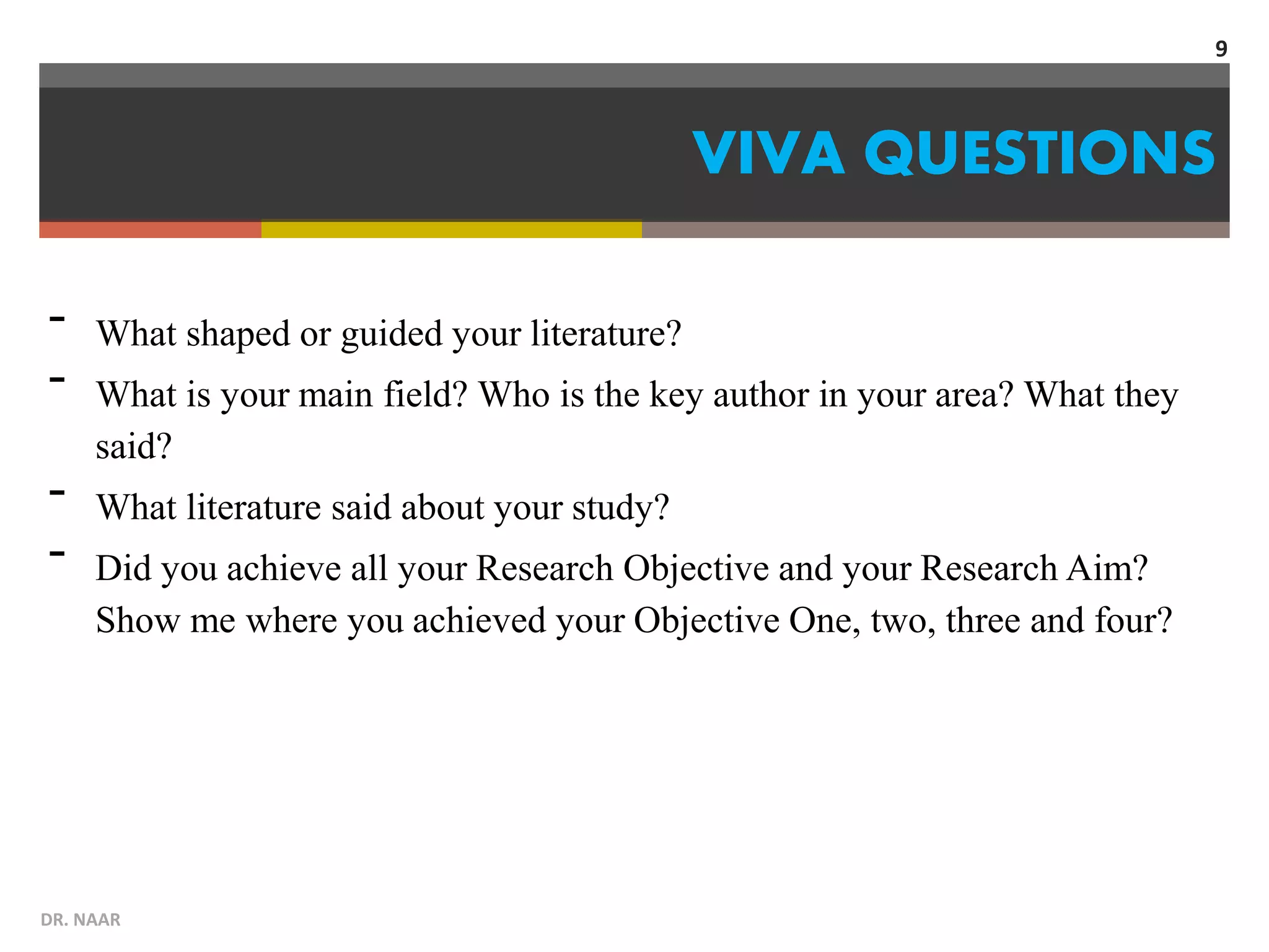 Common PhD viva Question | PPTX