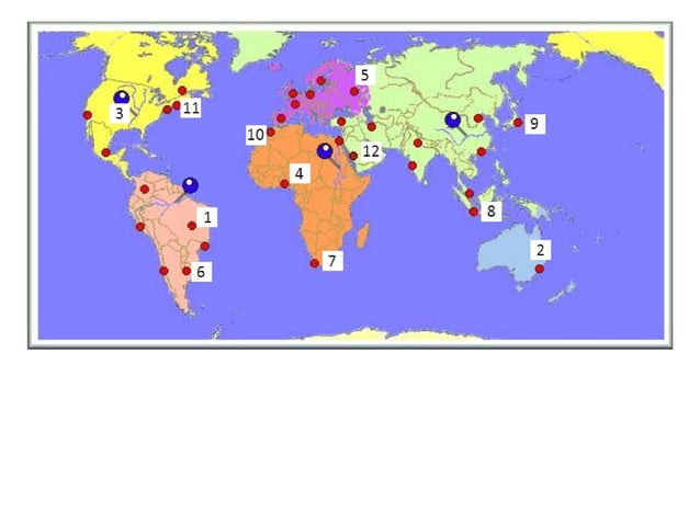 Topografie - wereld | PPTX