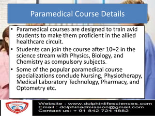 Top Paramedical Colleges In Kerala | PPT