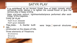EVOLUTION OF THEATER FOURTH QUARTER ARTS | PPTX