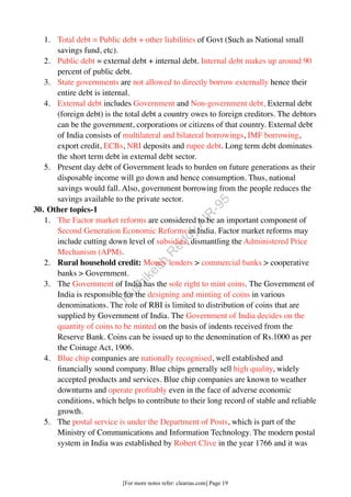 Topper rushikesh-reddy-upsc-prelims-quick-revision-material-clearias | PDF