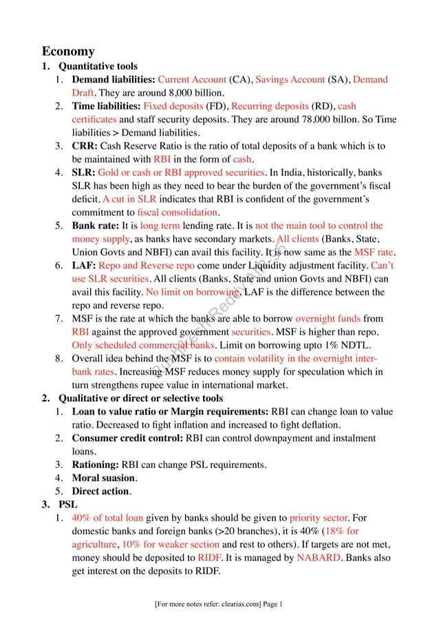 Topper rushikesh-reddy-upsc-prelims-quick-revision-material-clearias ...