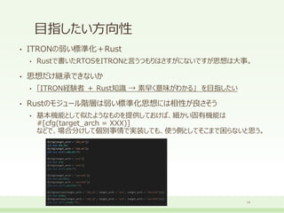 Rust で RTOS を考える | PDF