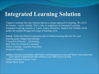 Toppers Elearning Pres | PPT