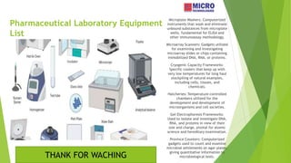 Top Pharmaceutical Laboratory Equipment List.pptx