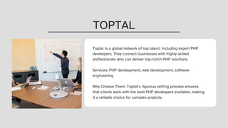 Top PHP Development Companies in Australia | PDF