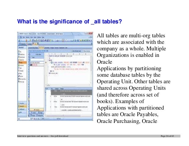Top 20 Plsql Interview Questions And Answers Pdf Ebook Free Download