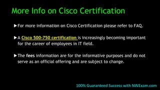 Top Practice Questions for the Cisco 500-750 CNSS Exam | PDF