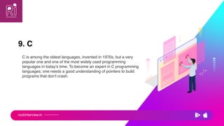 Top Programming Language of 2018 | PDF