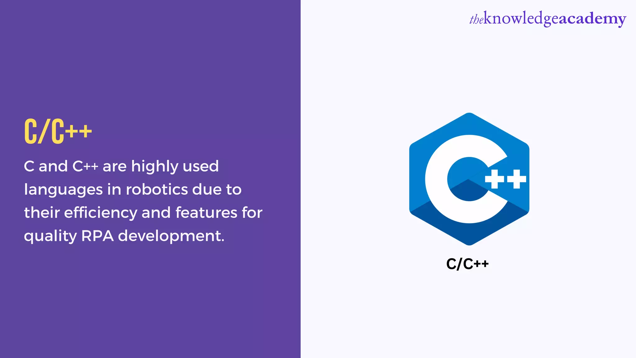 Top Programming Languages for RPA UiPath | The Knowledge Academy | PDF