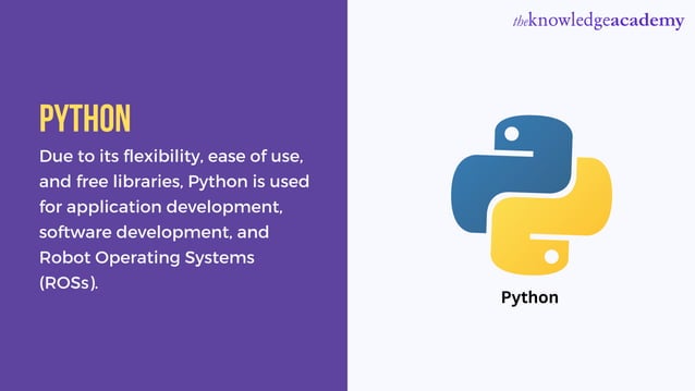 Top Programming Languages for RPA UiPath | The Knowledge Academy | PPT