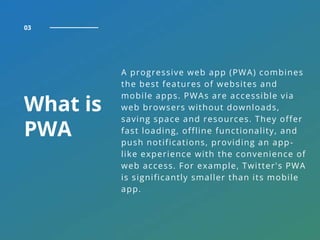 Explore the top Progressive Web App development frameworks | PPT
