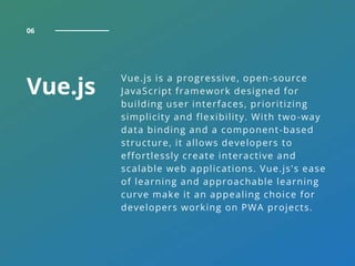 Explore the top Progressive Web App development frameworks | PPT