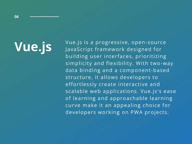 Explore the top Progressive Web App development frameworks | PPT