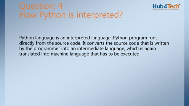 Top python interview question and answer | PPTX