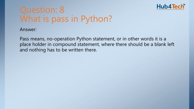 Top python interview question and answer | PPTX