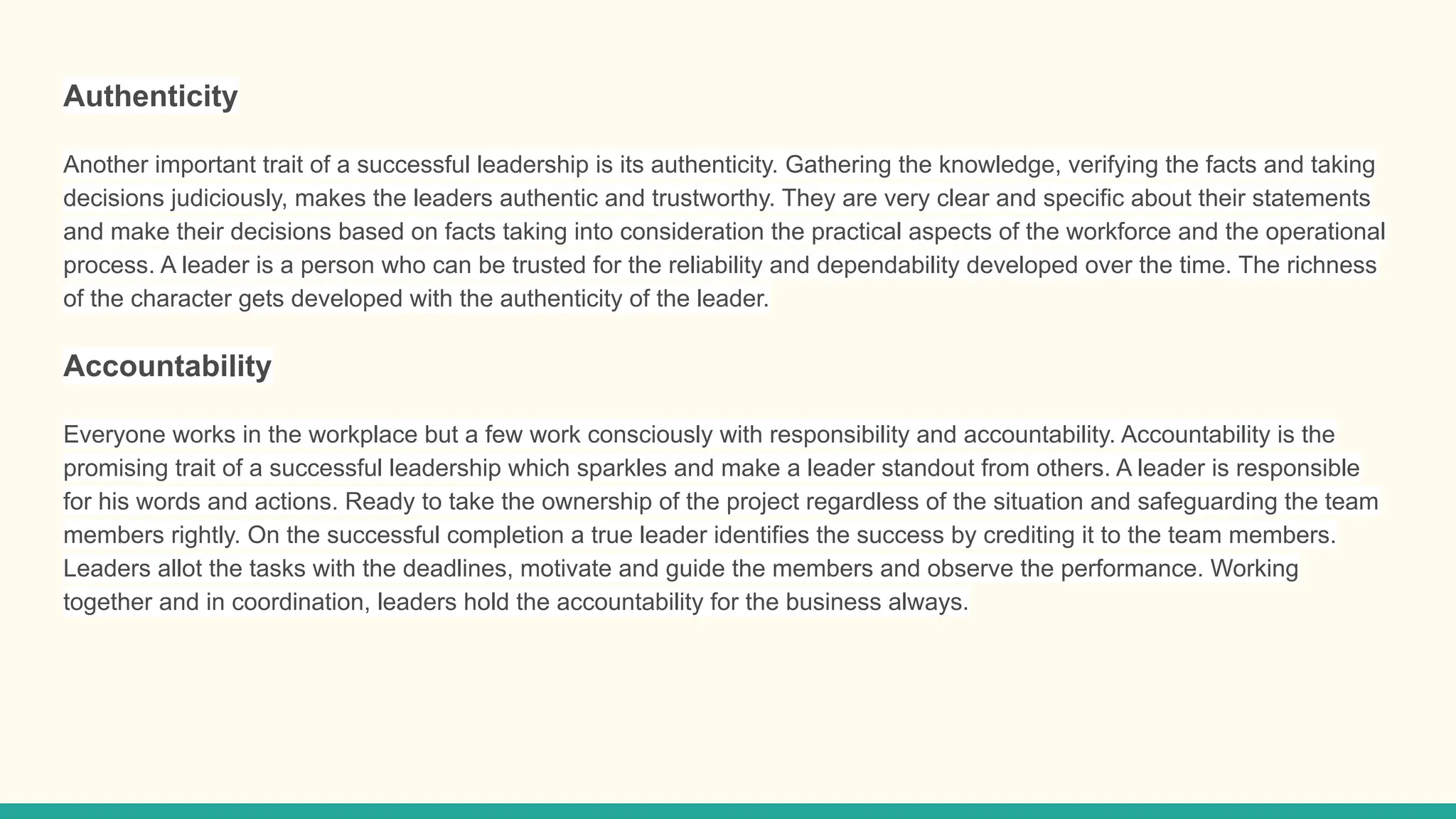 Top Qualities that Define Successful Leadership in Business | PPT