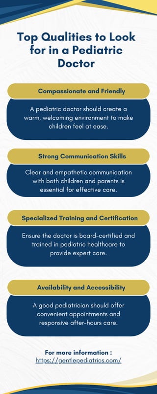 Top Qualities to Look for in a Pediatric Doctor | PDF