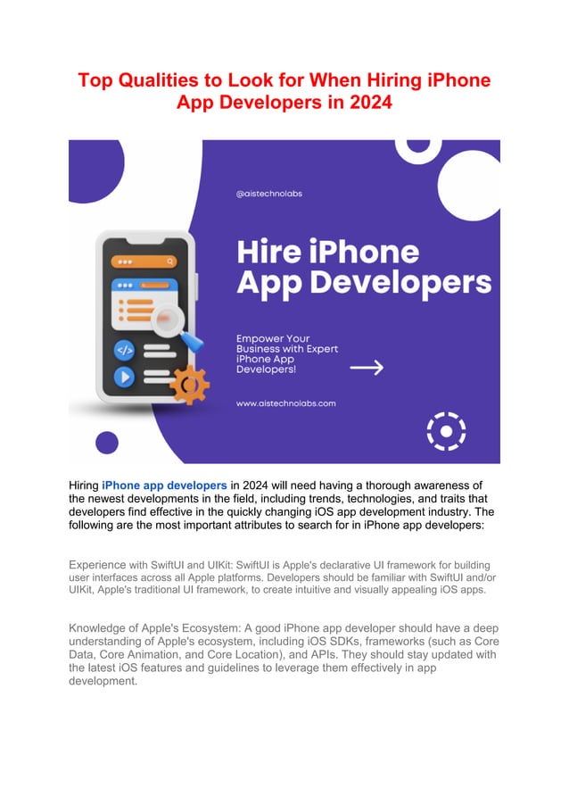 Top Qualities to Look for When Hiring iPhone App Developers in 2024.pdf
