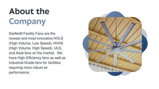 Buy Premium Quality Industrial HVLS Ceiling Fans | PPT
