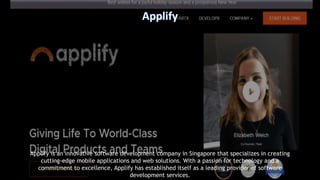 Top Rated Software Companies in Singapore 2023 | PPTX