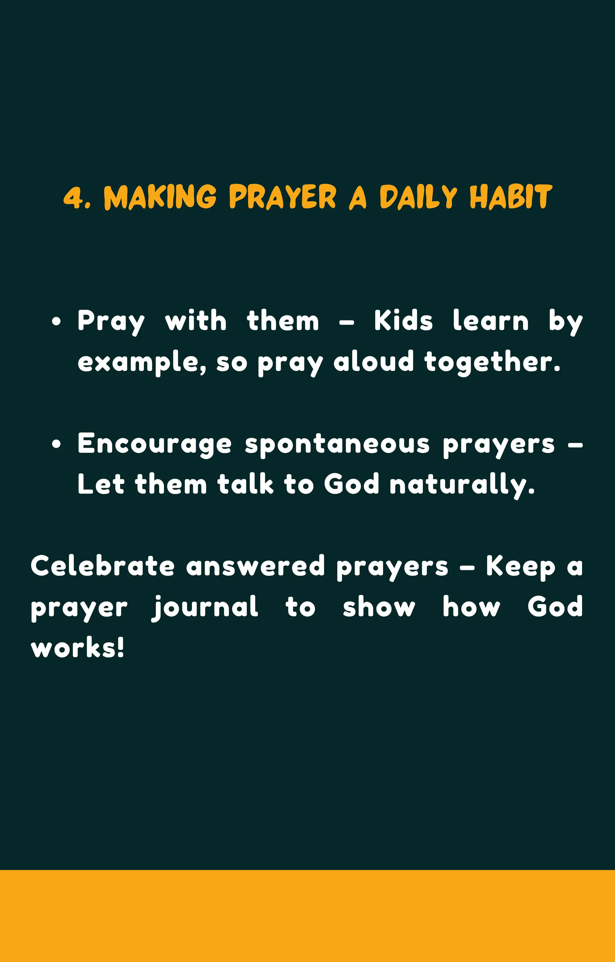 Teaching Your Kids to Pray: A Simple Guide for Parents | PDF