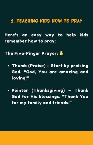 Teaching Your Kids to Pray: A Simple Guide for Parents | PDF