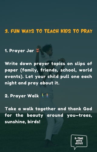 Teaching Your Kids to Pray: A Simple Guide for Parents | PDF