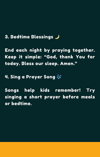Teaching Your Kids to Pray: A Simple Guide for Parents | PDF