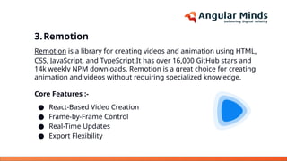 Top React Animation Libraries by Angular Minds | PPT