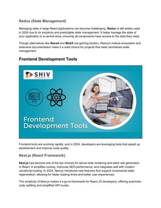 Essential React JS Tech Stack for 2024: A Comprehensive Guide | PDF