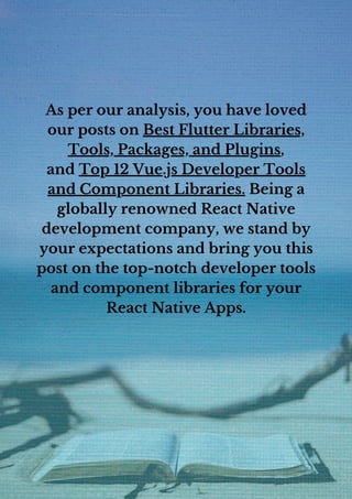 Top React Native Developer Tools and Component Libraries (For Easy and ...