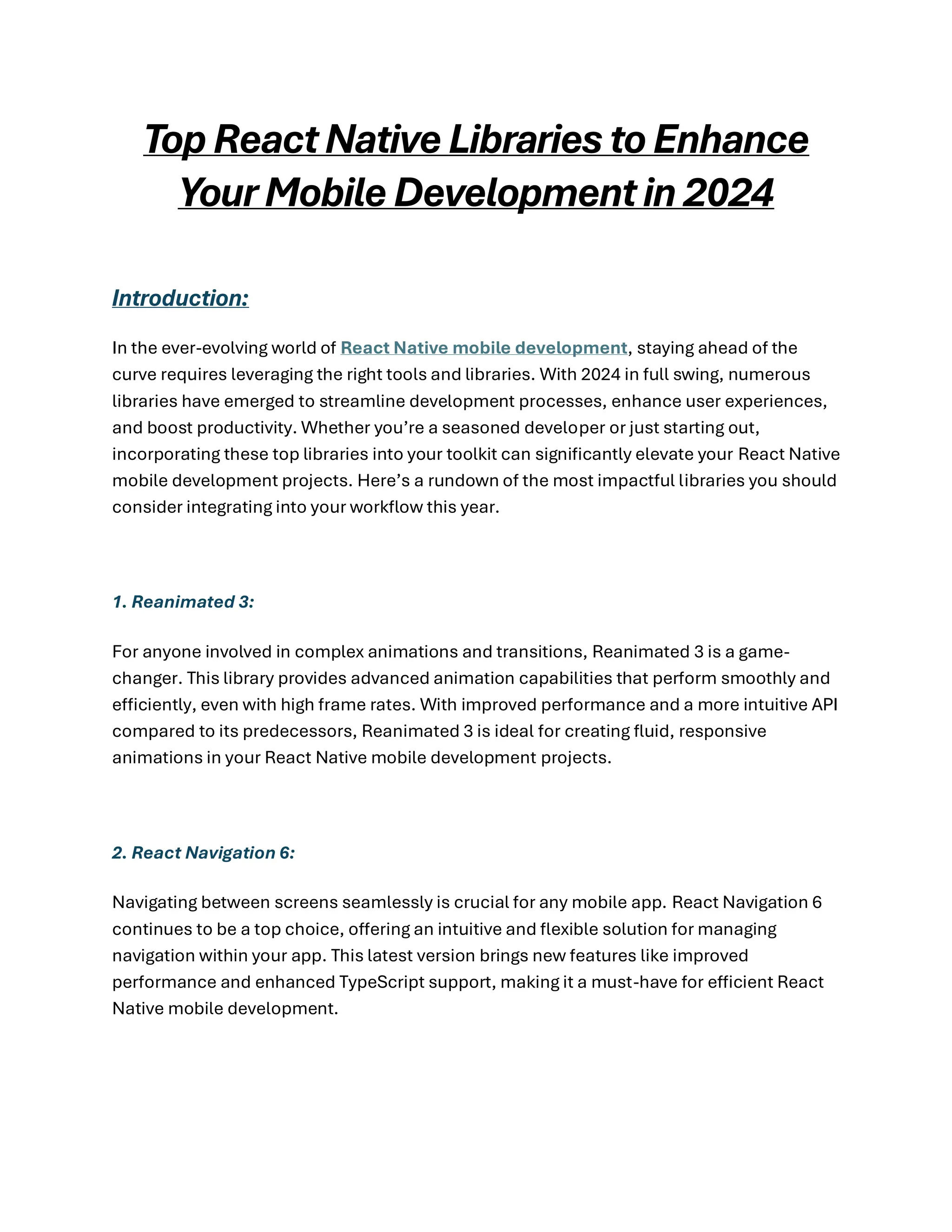 Top React Native Libraries to Enhance Your Mobile Development in 2024.pdf