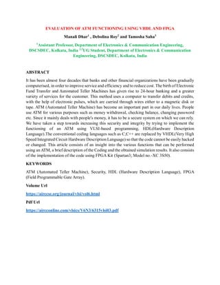 Top Read Articles---January 2024--VLSICS | PDF