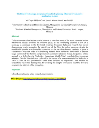 Top 10 Read Articles in Information Technology: Trends and Challenges ...