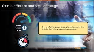 Top reasons to learn C++ | PPT