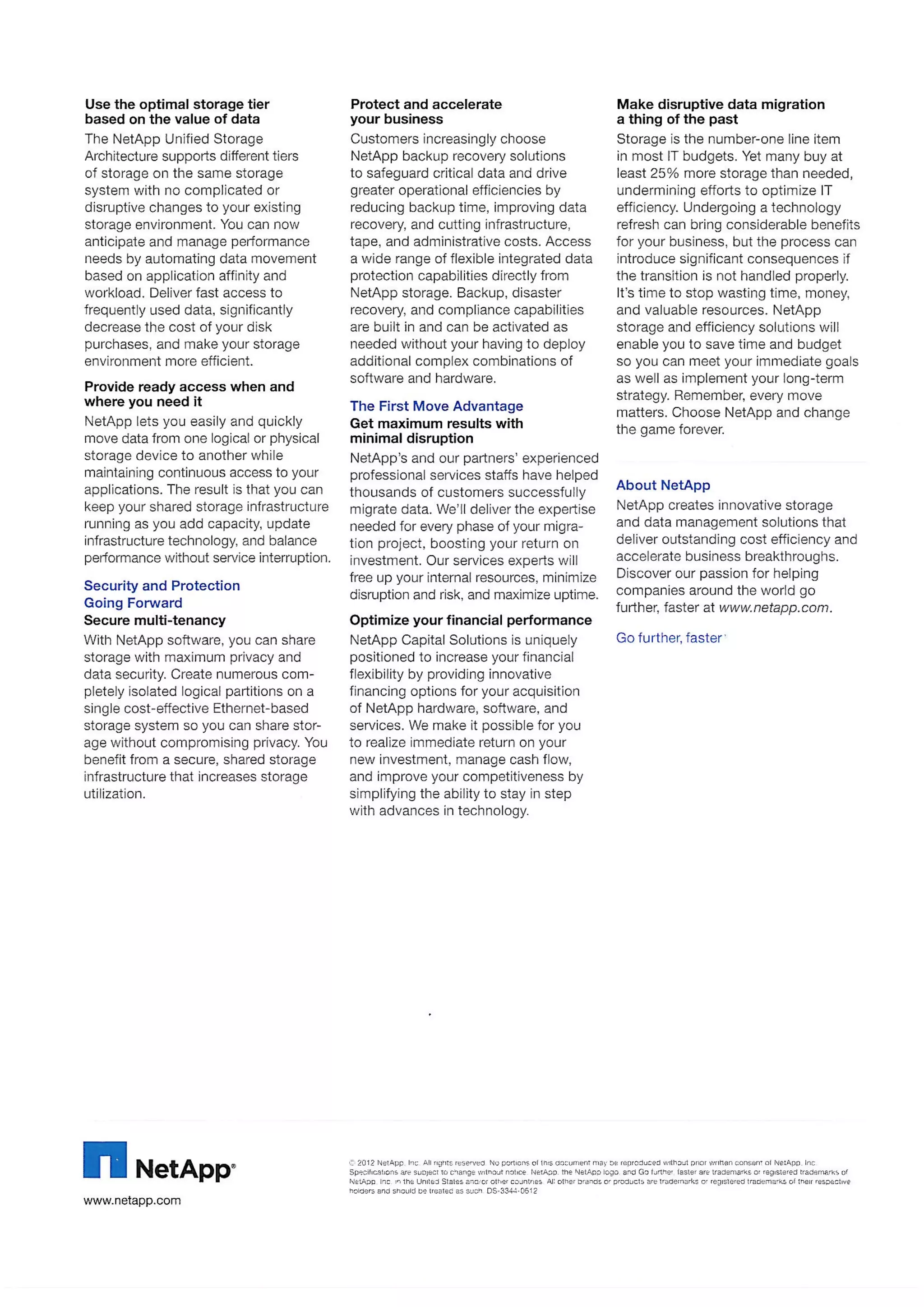 Top reasons to choose NetApp | PDF