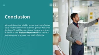 Top Reasons to Run Your Business in Microsoft Azure | PPT