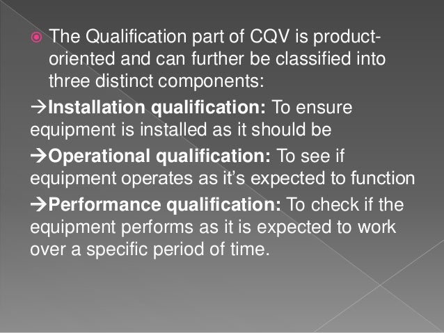 Commissioning, Qualification and Validation (CQV) - Reasons to Work | PPTX