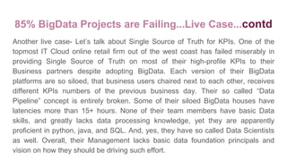 Top reasons why big data projects are still a failure | PPTX