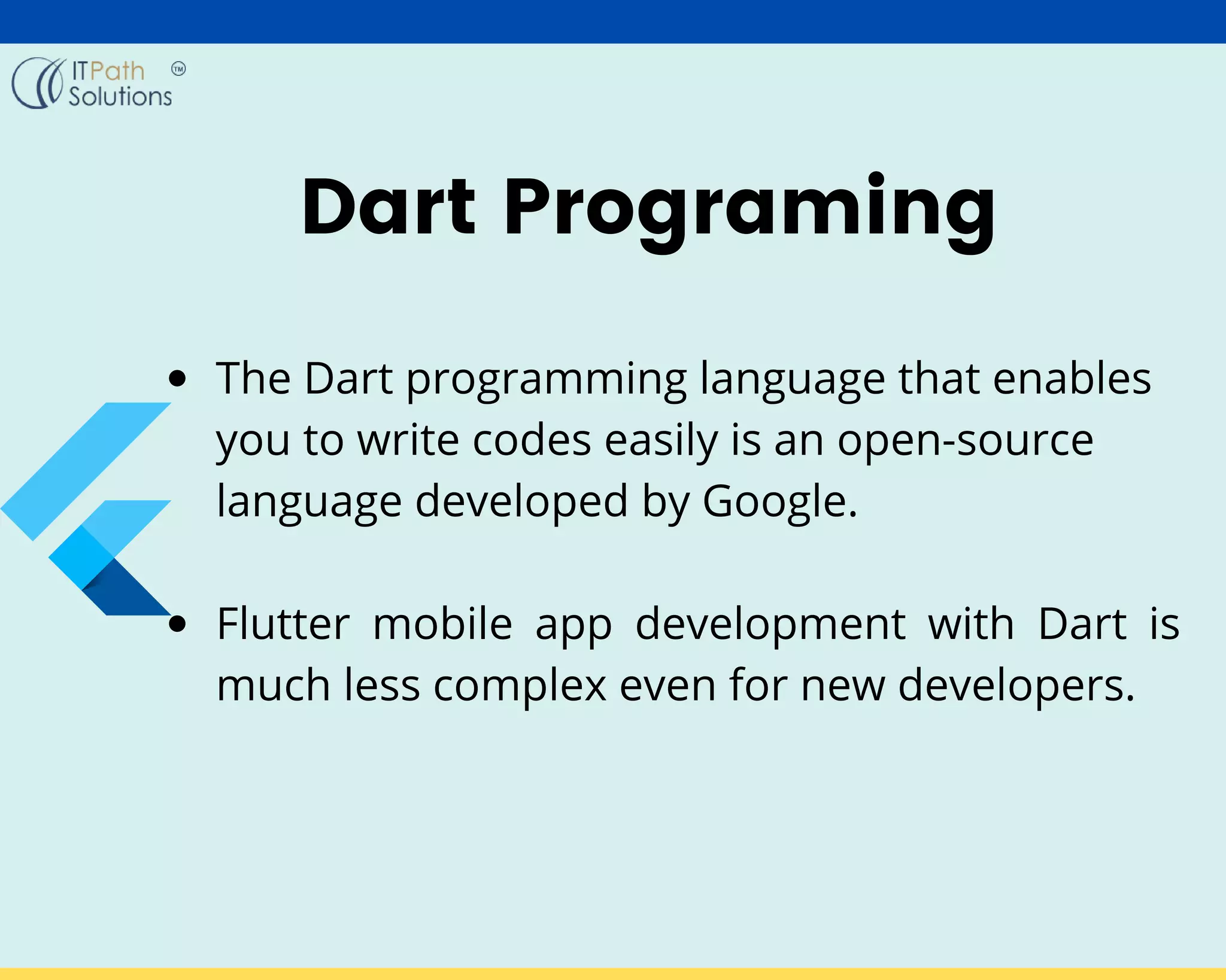 Top reason to choose flutter app development | PPT