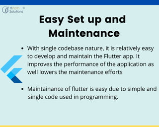 Top reason to choose flutter app development | PPT