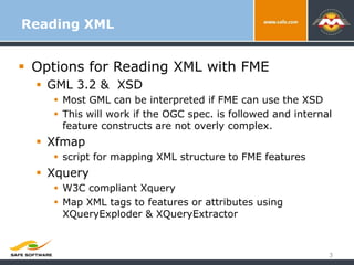 Top FME Recipes: Cook’nup XML | PPT