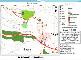The Tourist map of the surrounding area of Shiva statue at Sanga | PPT
